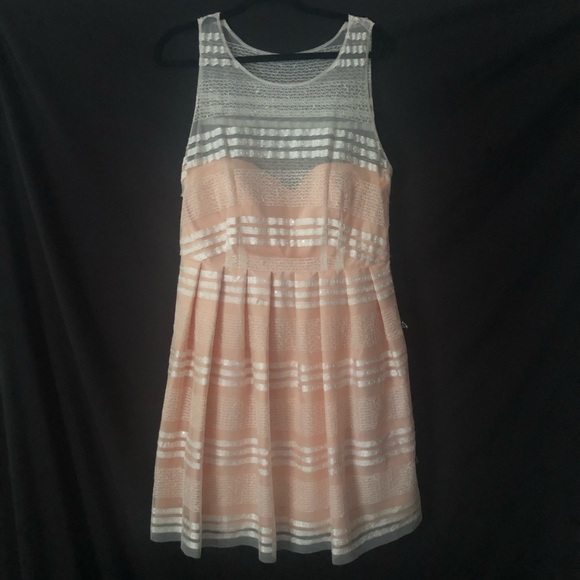 Decode | Dresses | Decode 8 Aline Dress Womans Size 14 Detailed Stitch ...